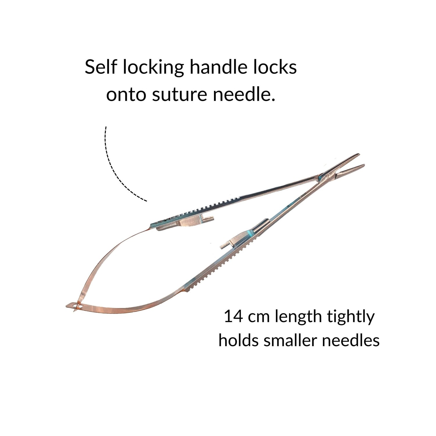 CastroV™ Micro needle holder | Micro Dental Needle Holder